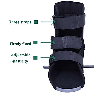Drop Foot Night Splint, Adjustable Foot Drop Orthotic Brace Splint Supports for Hemiplegia Stroke Shoes Walking Foot Stabilizer, Help Relieve Foot Heel Pain Associated