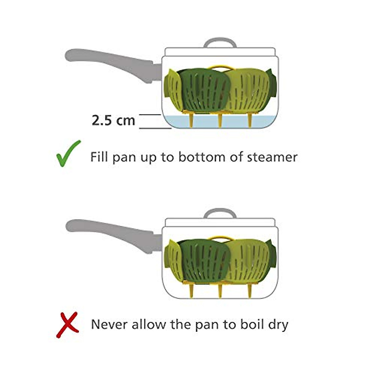 Joseph Joseph Bloom Folding Steamer Basket for Vegetables, Green