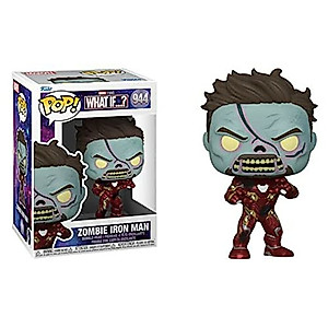 Funko Marvel: What If? - Zombie Iron Man [Tony Stark] Pop! Vinyl Figure (Bundled with Compatible Pop Box Protector Case)