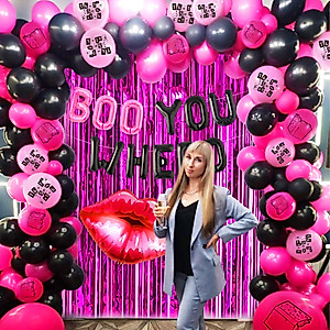 LaVenty Mean Girls BalloonParty Decoration Thats Fetch Balloons Burn Book Banner Y2K Party Supplies