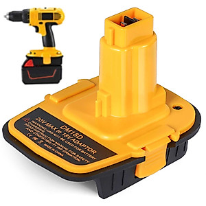 EID for Dewalt 20V to 18V Battery Adapter, 2-Pack DM18D Upgraded Version DCA1820 Converter for Dewalt 18V/20V & for Milwaukee M18 18V Battery to Work for Dewalt 18V Nicad & NiMh Battery Tools