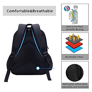 AMRANDOM Stylish Travel Backpack, Wrestling USA Patriotic American Flag, Water Resistant Hiking Backpack Casual Daypacks for Men Women, Fits 15 Inch Laptop Notebook