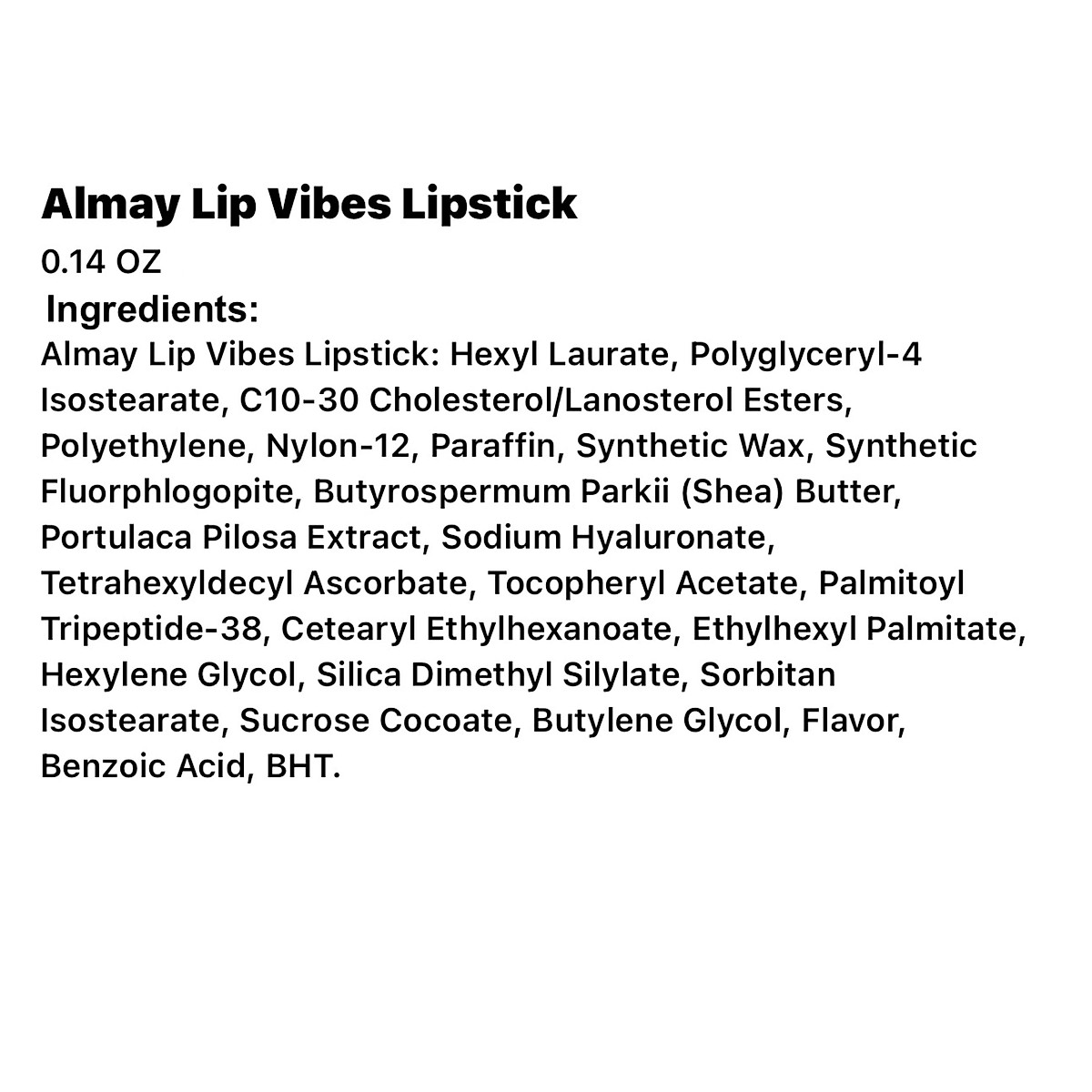 Almay Lip Vibes Lipstick with Vitamin E Oil & Shea Butter, Matte Finish, Hypoallergenic, Girl Boss, 0.14 Oz