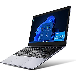 CHUWI HeroBook Pro 14.1'' Laptop, 8GB RAM 256GB SSD, Windows 11 Laptop, 1TB SSD Expand, Intel Celeron N4020(up to 2.8GHz), 2K FHD IPS Display, Ultra Slim, Mini-HDMI, 5G WiFi, BT4.2, Webcam,TF Card