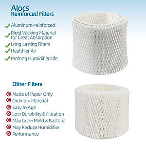 HC888 Humidifier Wicking Filter C Replacement for Honeywell HCM-890 HEV-320, Walgreens HC-888 HC-888N HCM-890 HEV-320 Series & Duracraft D88 DCM-200 DH-890 Cool Mist Humidifier Filters