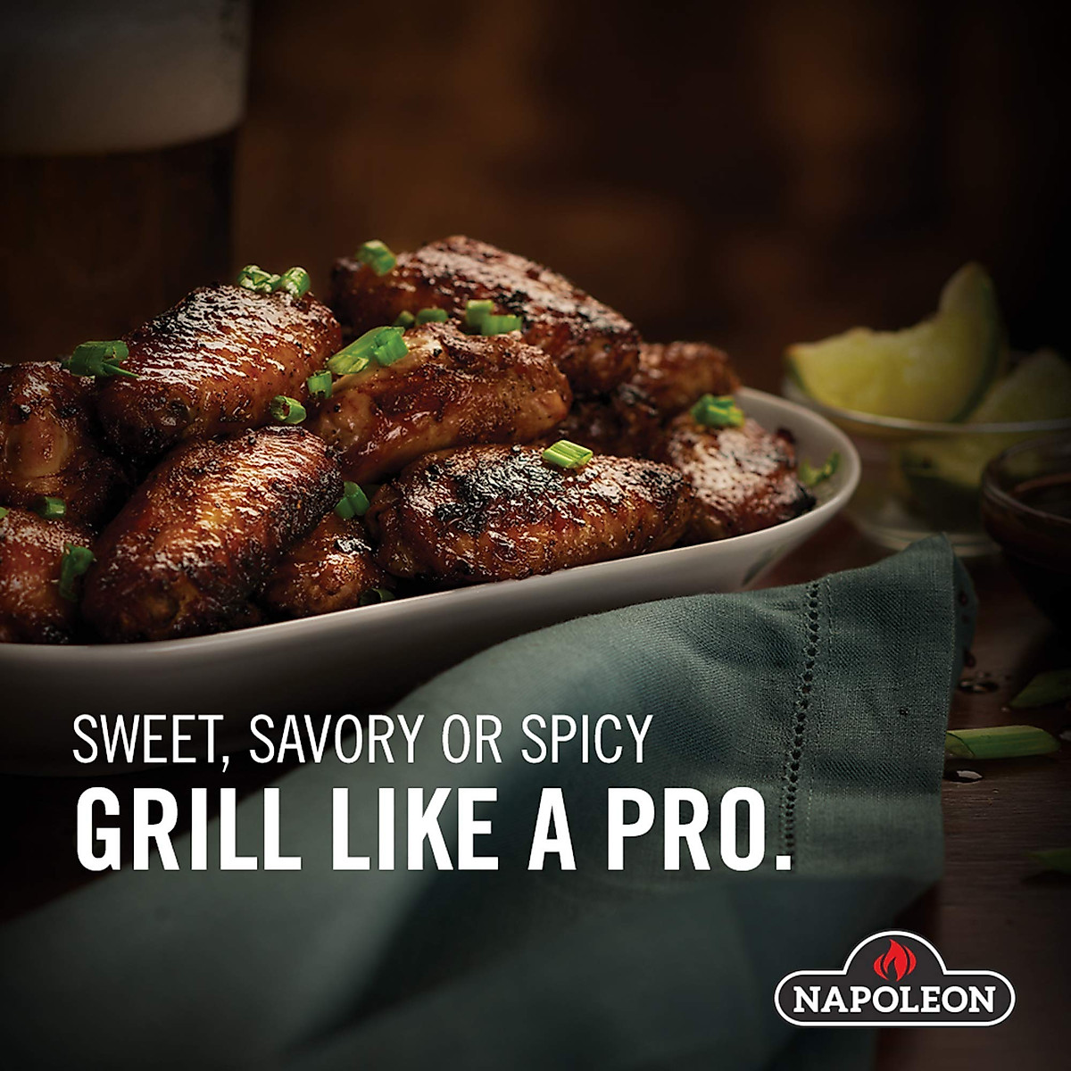 Napoleon 70002 PRO Pizza Baking Stone, 7.44 Pounds, Multi