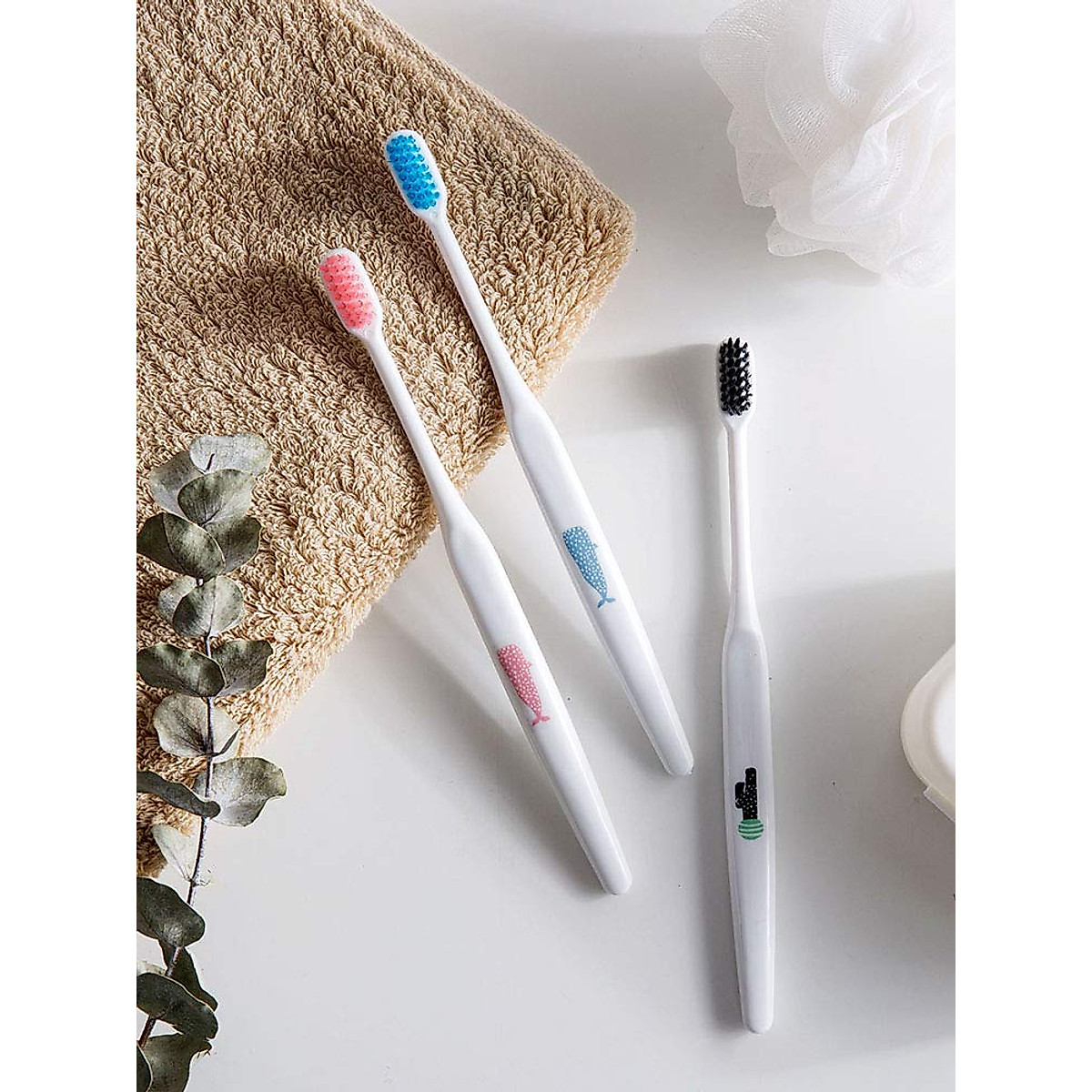 Super Soft Hair Oral Cleaning Toothbrush Adult Children Small Brush Head Creative Home Super Soft Anti-bleeding Toothbrush