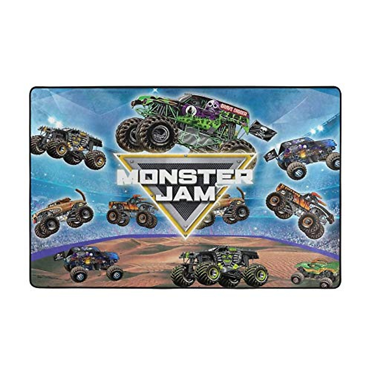 Shouou Anime Car Area Rugs Large Carpet Non-Slip Floor Mat Soft Fluffy Throw Carpet Indoor Anime 60 x 39 in Rug for Living Room Bedroom Backyard Dorm Home Boys Girls Kids Room