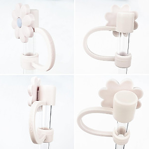 Velaco Protective Silicone Boot and Straw Covers for Stanley Quencher H2.0 40 30 20 oz & IceFlow Flip 30 20 oz, BPA Free Anti-Noise Anti-Scratch, Tumbler Protector Sleeve Cover Boot