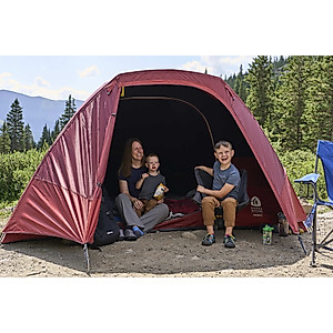 Sierra Designs Alpenglow 6 Person Tent for Camping Constructed with Twilight Tech to Block 98% of Sun Rays – Easy Setup – Large Interior – Great for Family Camping…