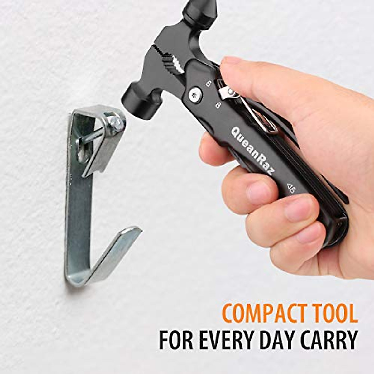 Gift for Dad from Daughter Son for Hammer Multitool, Gift for Men,Survival Hammer Multi Tool 12 in 1, Stocking Stuffer Gift for Men, Brother,Husband, Teens, Mini Multitool Survival Gear