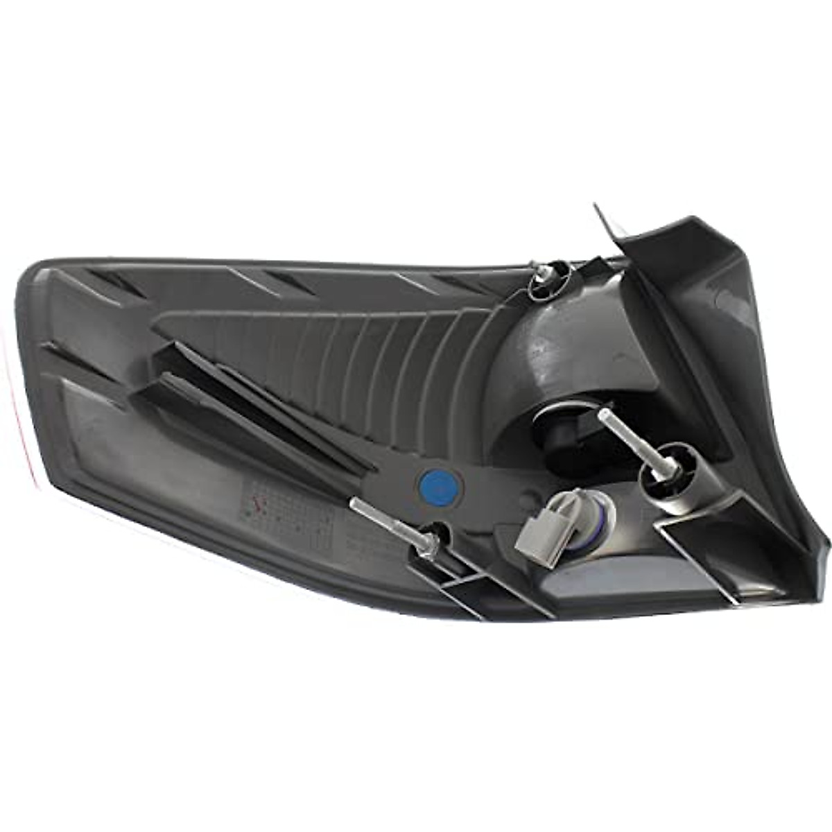 Garage-Pro Passenger Side Tail Light Compatible with 2009-2011 Ford Focus Assembly, with Chrome Insert, Sedan