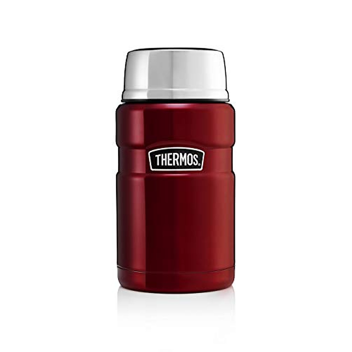 THERMOS Stainless King Food Flask 710ml, Cranberry Red
