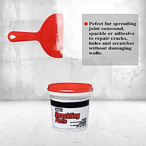 Plastic Putty Knife Set Spealloy Multipurpose Plastic Scraper Spackle Filling Knife Tools, 3-Pack