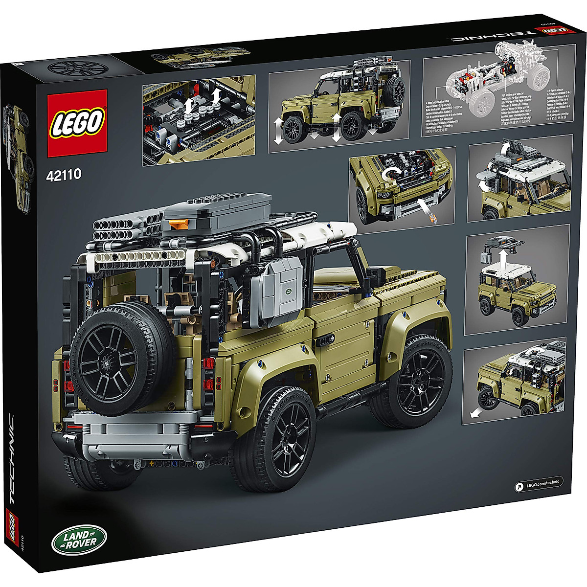 LEGO Technic Land Rover Defender Collector's Model Car 42110 Off Road 4x4 Car,Exclusive Collectible Model, Advanced Building Set