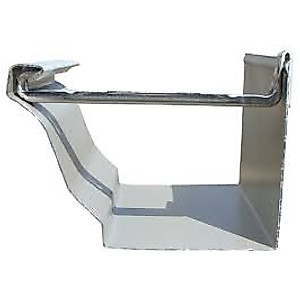 5" Raytec Hangtite Hidden Gutter Hanger Bracket with Clip for K-Style Gutters (50 Pack)