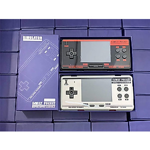 SZRendaysa Handheld Game Console ,Video Gaming Console 8 Bit 2g Memory Simulator FC3000 Handheld Children Color Game PXPX7 Family TV Video Consoles (Black)