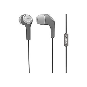 Koss KEB15i In-Ear Headphone, Grey