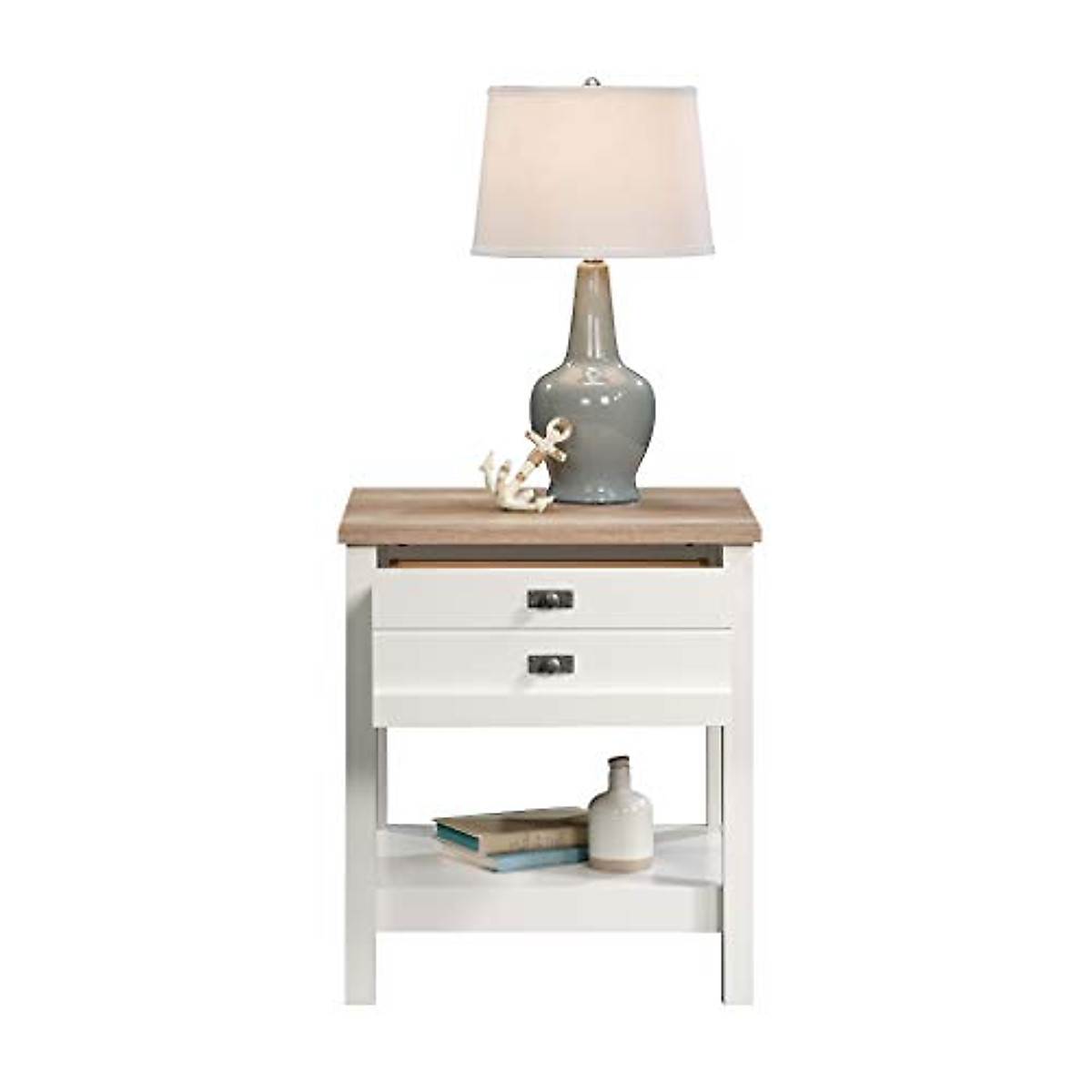 Sauder Cottage Road Night Stand, Soft White Finish