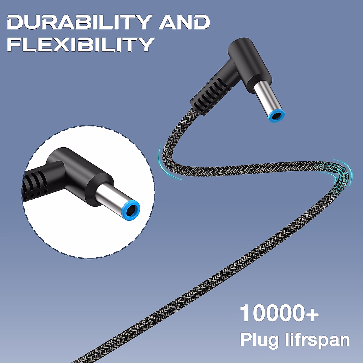 New Replacement hp 65w Laptop Charger for HP Spectre x360 13-4193nr 15-ap001nx 15t-ap000,HP ProBook Charger X360 11 G1 G2 G3 G4 G5 G6,Envy Pavilion Stream X360 13 15 17 15-1039wm Power Supply Cord