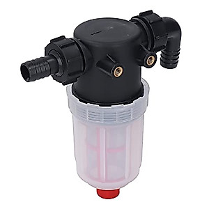 Demeras Garden Sprayer Filter, 304 Stainless Steel Garden Hose Filter 50 Mesh Filter Rust Proof for Agricultural(19mm G1/2)