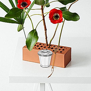 Cabilock Trash Cans Desk Topper Mini Small Trash Can Desktop Garbage Can Trash Can Countertop Trash Bin Mini Wastebasket with Mini Rake and Lid Zen Garden Tools Tabletop Accessories Retro Decor