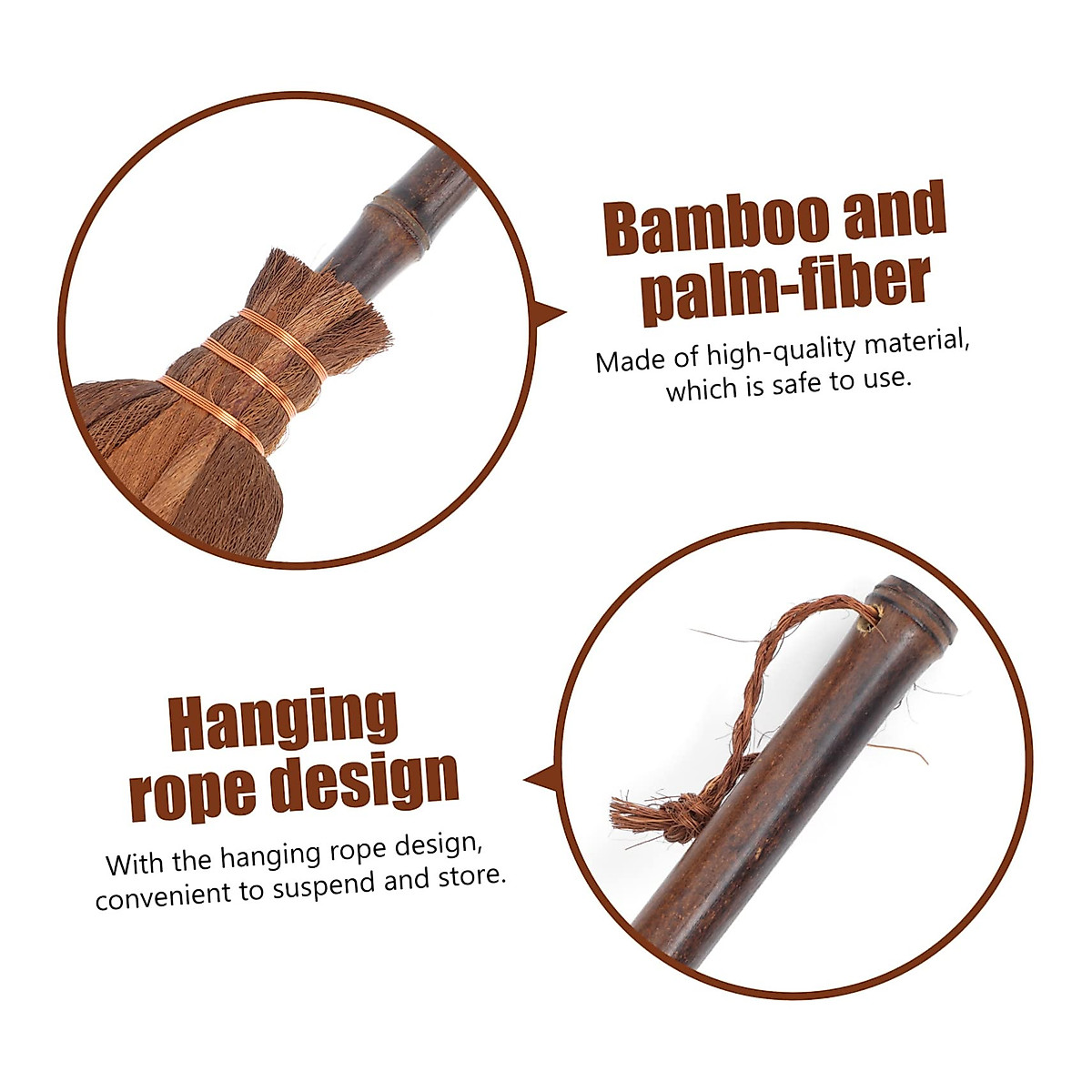 SHOWERORO 1Pc Creative Hand Made Broom and Dustpan for Children Educational Toy for Kids to Learn Housekeeping and Dust Removal