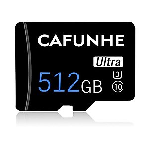 Micro SD Card 512GB Micro SD Memory Cards 512GB Memory Card 512GB Class 10 High Speed TF Card with SD Adapter for Phone,Camera,Tachograph,Tablet,Computers