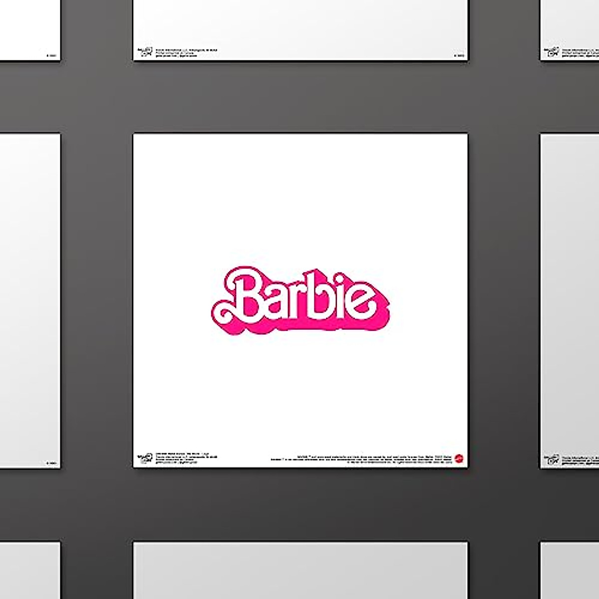 Trends International Gallery Pops Mattel Barbie: The Movie - Logo Wall Art Wall Poster, 12.00" x 12.00", Unframed Version