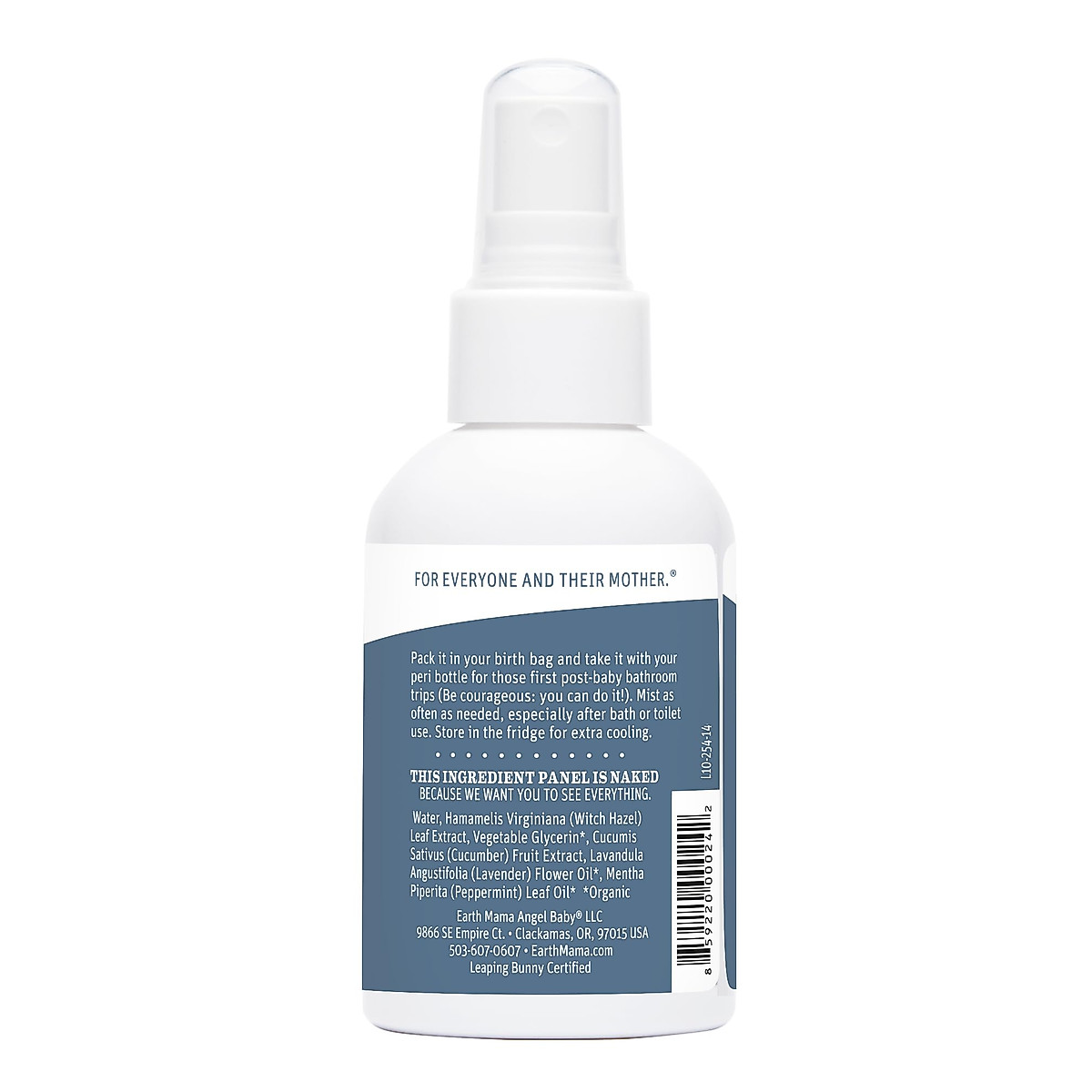 Earth Mama Herbal Perineal Spray | Safe for Pregnancy and Postpartum Recovery, Witch Hazel Natural Cooling Spray For After Birth Feminine Care Essentials, Benzocaine & Butane Free, 4-Fluid Ounce