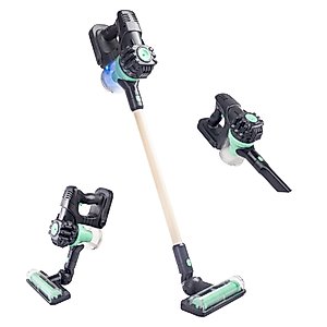 Kids Vacuum, Toy Vacuum Cleaner for Toddler with Lights & Sounds, Cord-Free Pretend Play Housekeeping Vacuum Toys with Working Suction, Great Gifts for Toddlers, Boys and Girls, Ages 3+