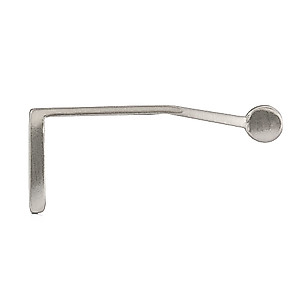 Richelieu Hardware BP386216195 5/8-inch (16 mm) Center-to-Center Brushed Nickel Modern Cabinet and Drawer Edge Pull Handle for Kitchen, Bathroom, and Furniture