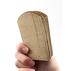 50 Mini Kraft Paper Bags - 4" x 2.5" Party Favor Bags, DIY Craft Supplies