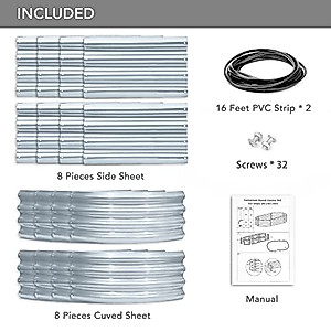Galvanized Raised Garden Bed 6 x 3 x 1ft Easy Quick Garden Setup Raised Garden Boxes Outdoor Planter Box Optional Size Rustproof Planter Box With No Bottom For Vegetables, Flowers, Herbs 2-pack