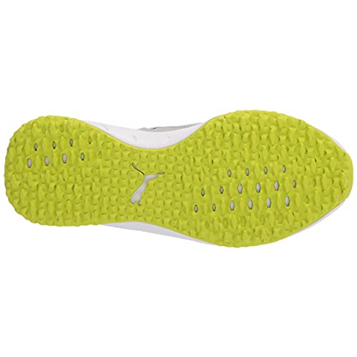 PUMA Fusion Evo Jr. Golf Shoe, High Rise-Limepunch, 2 US Unisex Little Kid