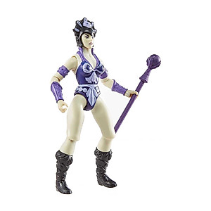 Masters of the Universe Origins Evil-Lyn 5.5-in Action Figure, Battle Figure for Storytelling Play and Display, Gift for 6 to 10-Year-Olds and Adult Collectors