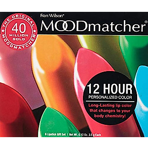 MOODmatcher original Color Changing Lipstick – 12 Hours Long-Lasting, Moisturizing, Smudge-Proof, Easy to Apply Creamy Lipstick, Glamorous Personalized Color, Premium Quality – Made in USA