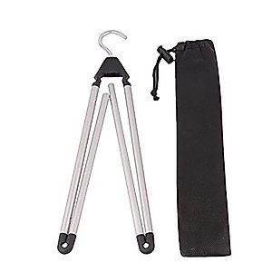 KADBLE Aluminum Alloy Travel Folding Hanger，Car Hanger, Clothes Hanger for Holiday Camping and Home Travel