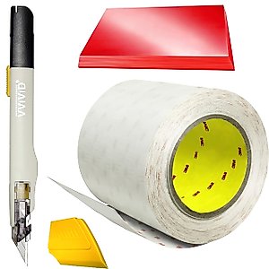 3M Paint Protection roll with Tool Kit. 6 inch x 120 inch with Detailer, Precision Blade and Wet Apply Squeegee