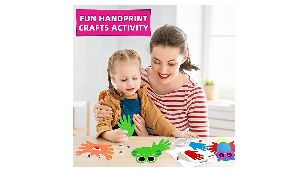 HAPMARS Handprint Art Kits for Creative Kids