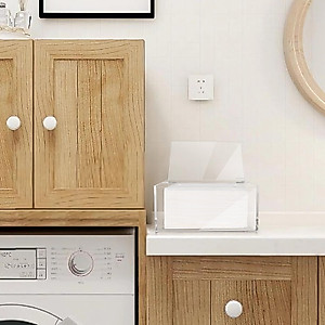 Acrylic Laundry Dryer Sheet Holder Blank Clear Dryer Sheet Dispenser Dryer Sheet Container for Home Laundry Room Organization Acrylic Box with Lid Laundry Softener Dispenser Laundry Room Decorations