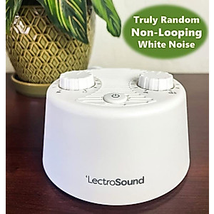 Adaptive Sound Technologies Lectro Sound 2 Non-Looping White Noise Baby Rest and Sleep Machine