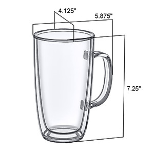 Amazing Abby - Appalachians - 28-Ounce Insulated Plastic Beer Glasses (Set of 4), Double-Wall Beer Mugs, Reusable, BPA-Free, Shatter-Proof, Dishwasher-Safe, Perfect for Poolside, Outdoors, and More