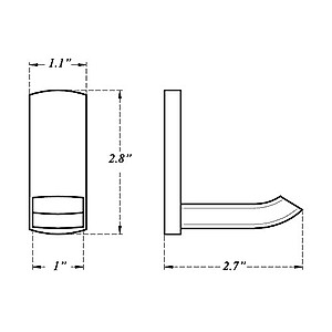 BLISSPORTE Bathroom Single Towel Wall Hook Oil Rubbed Bronze Bathrobe Coat Hanger Premium Brass Hand Towel Holder Organizer Heavy Duty Kitchen Lavatory Closet Hat Handbage Hanging Rack (2-Pack)