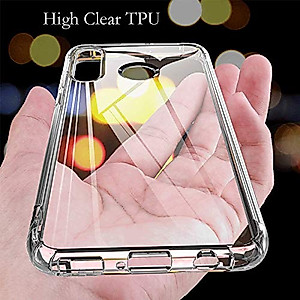 FZZSZS Case for Oppo Reno 6 Pro+ 5G + 3 Pack Tempered Glass Screen Protector Protective Film,Slim Transparent + Black Soft Gel TPU Silicone Protection Case Cover for Oppo Reno 6 Pro+ 5G (6.55")