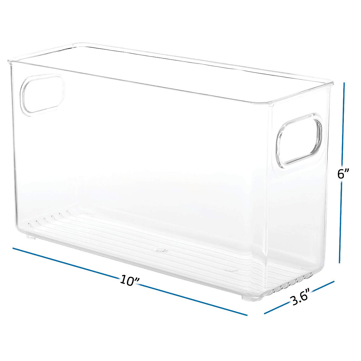StorageBud Pantry Organization And Storage - Refrigerator Organizer Bins - Stackable Clear Fridge & Freezer Organizer - Great For Pantry, Storage, Fridge, Freezer