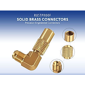 Flame King Propane Elbow Adapter with 3/8" Male Flare for 17" or 22" Blackstone Griddle