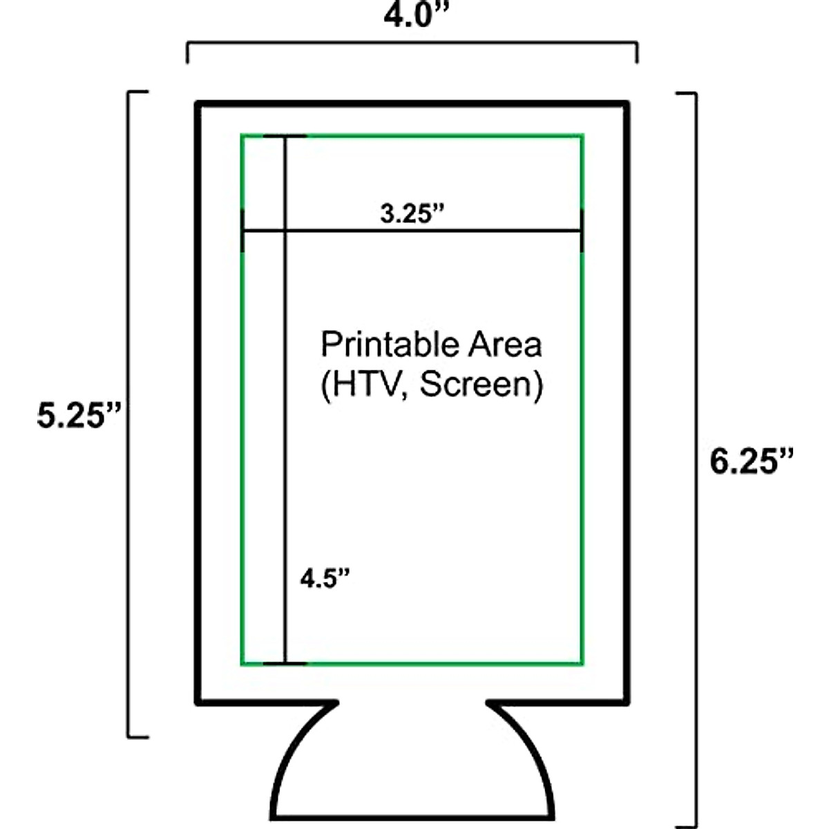 Blank Neoprene 16 oz. Can Coolie (Variety Color 12 Pack)