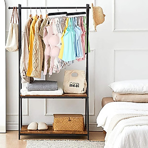 Resovo Bra Hanger for Closet, Tank Top Hanger 20 Hooks Capacity Foldable Wood Space Saving Hanger Closet Organizers and Storage for Dorm & Apartment for Tank Top, Bra, Scarf etc.