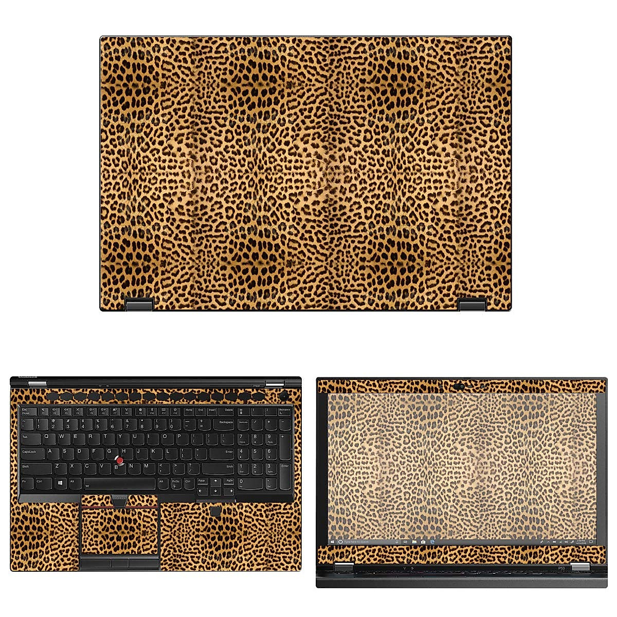 Decalrus - Protective Decal Leopard Skin Sticker for Lenovo ThinkPad P53 (15.6" Screen) case Cover wrap LEthnkpd15_P53-187